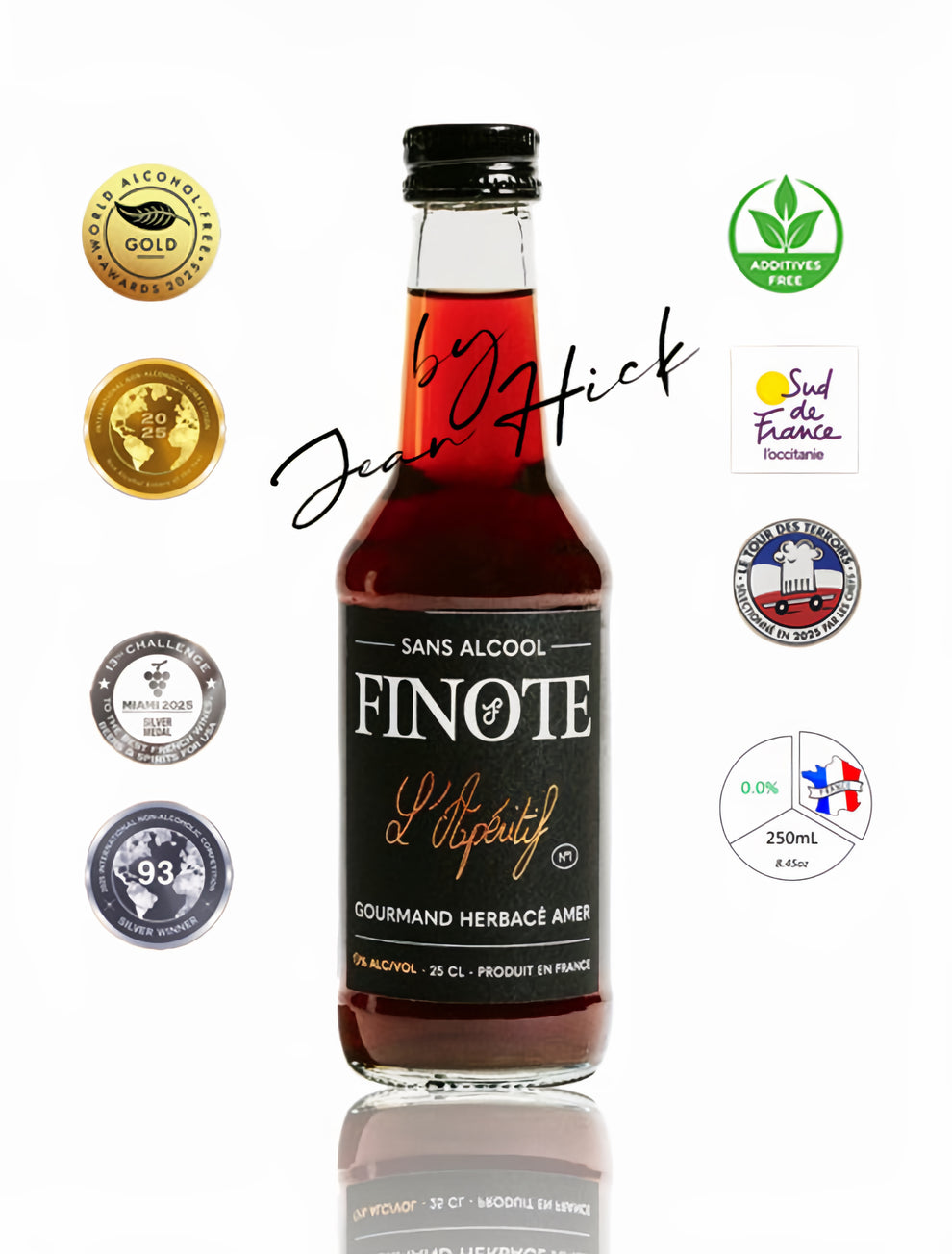Finote No.1 Apéritif 0.0% – Amber Botanical Elegance · 25cl – NON ...