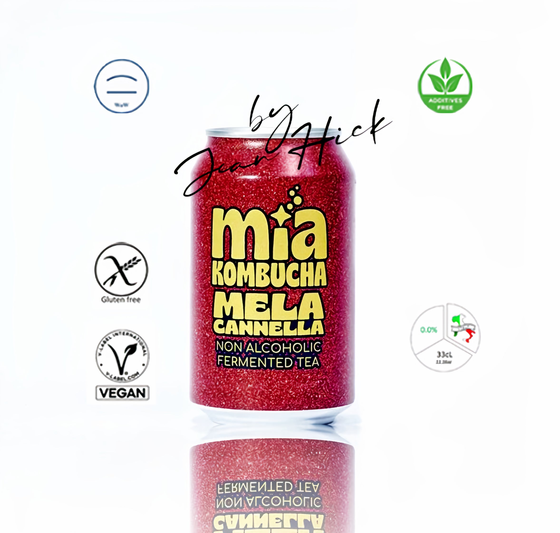 MIA KOMBUCHA - APPLE CINNAMON CAN – NON-ALCOHOLIC DRINKS by Jean Hick