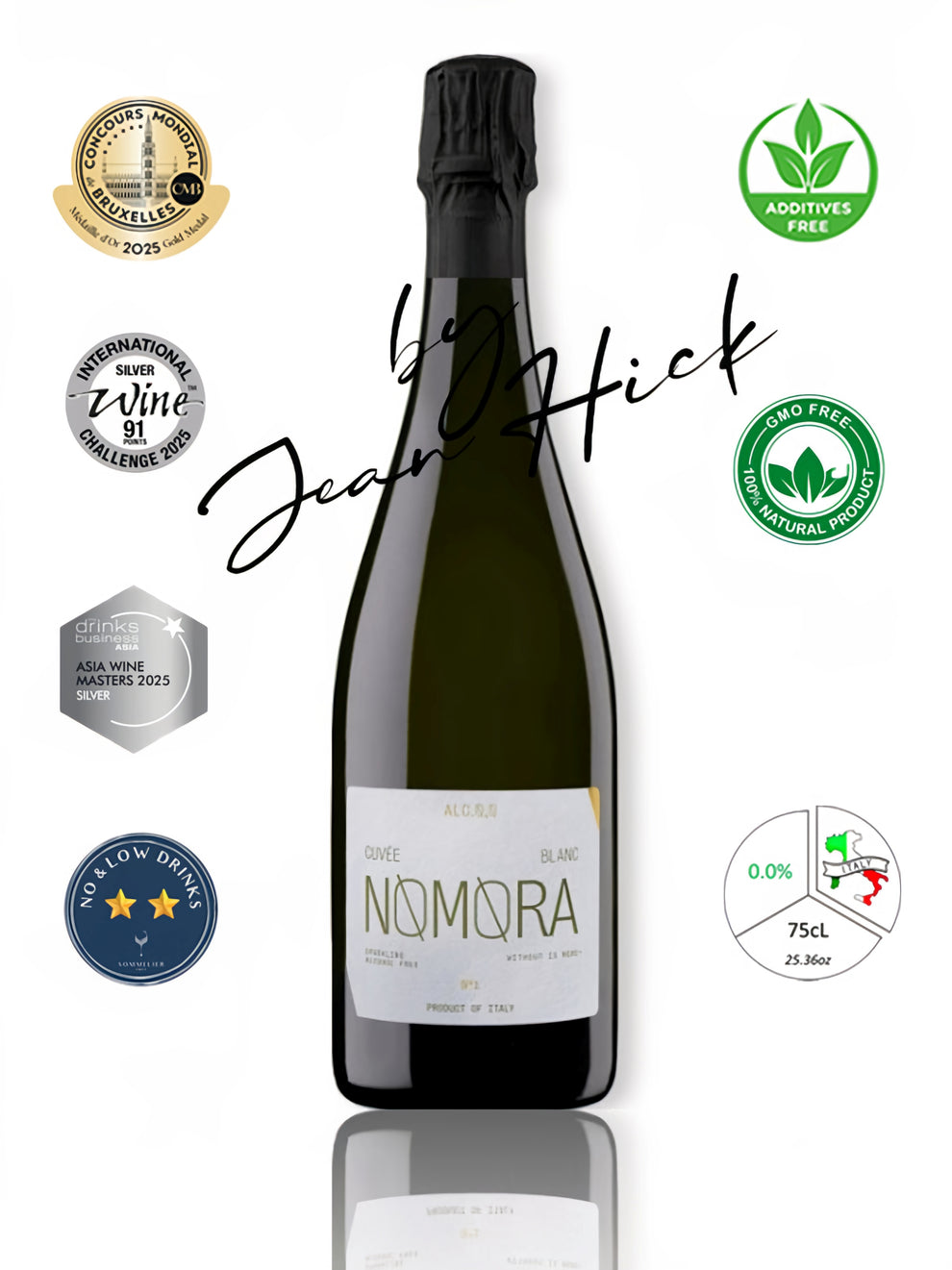 🥂 Nomora N.1 Cuvée Blanc 0.0% – Pure Light, Italian Finesse & Joy – NON ...